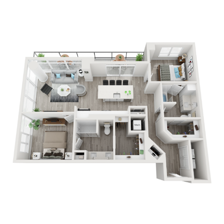 Floor Plans | Apartments in The Woodlands | Two Lakes Edge
