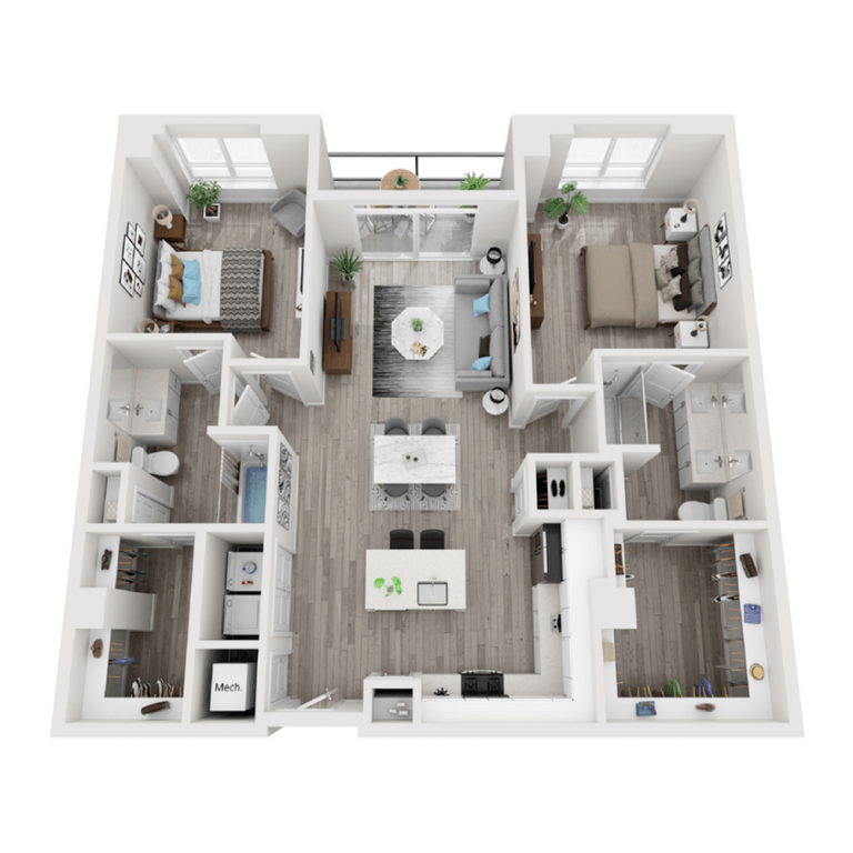 Floor Plans | Apartments in The Woodlands | Two Lakes Edge